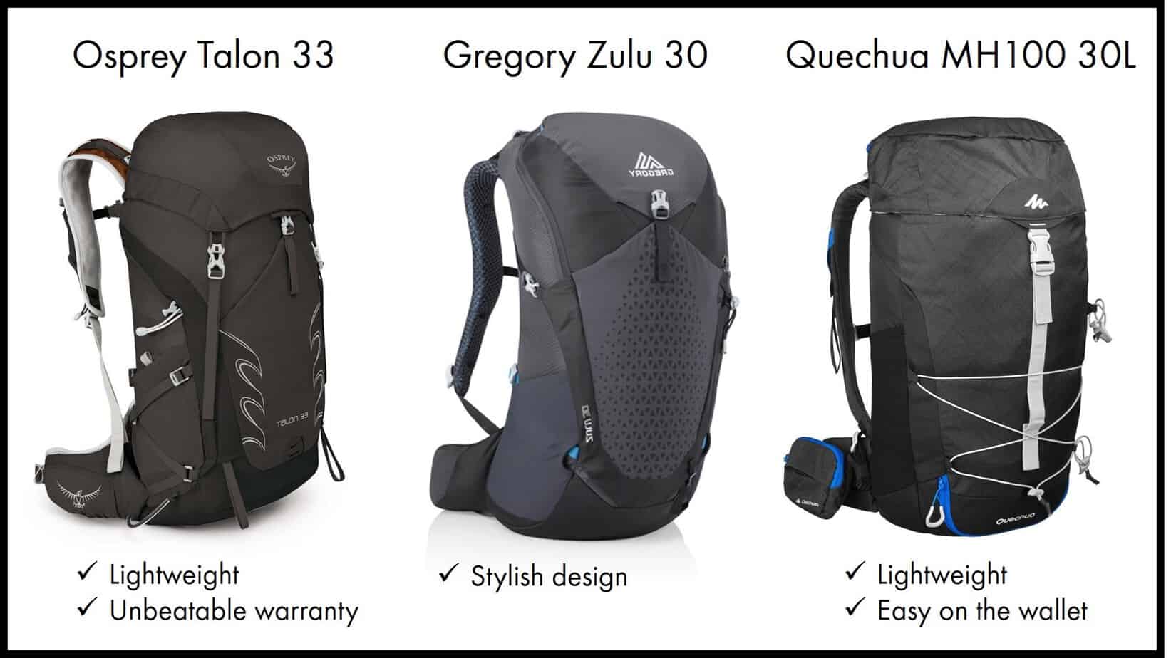 Buyer’s Guide: Best 30L Hiking And Travel Backpack For Men & Women in ...